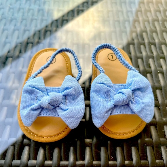 Shoes | Baby Blue Shoes Size 1 Used Only One Time | Poshmark